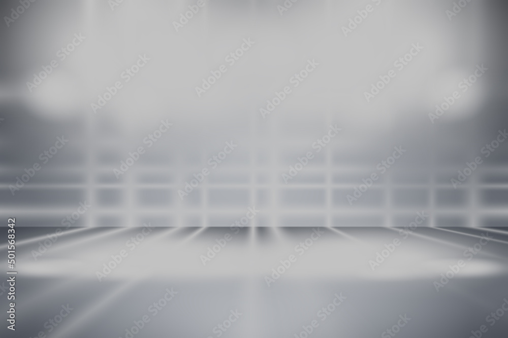 soft gray studio room background, grey floor backdrop with spotlight ...