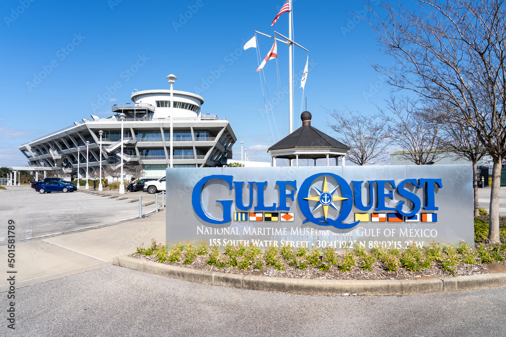 Mobile, Alabama, USA - February 11, 2022: GulfQuest National Maritime ...