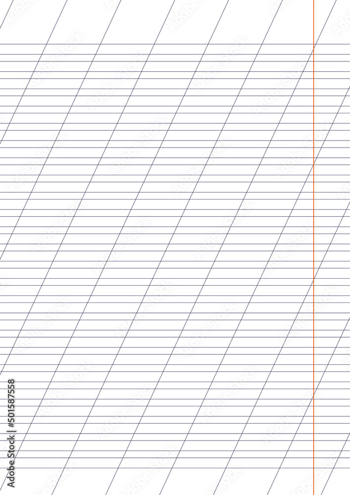 Graph paper. Printable lined grid paper with color horisontal, diagonal ...