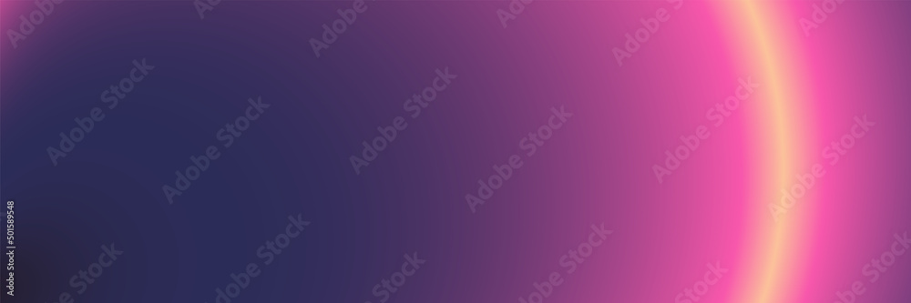 Gradient neon pink vector background. Blurred smooth curve light laser ...
