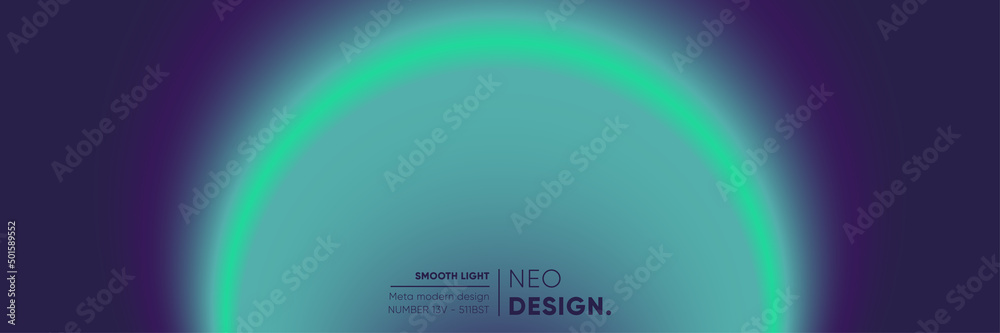 Gradient neon green vector background. Blurred smooth cyber light laser ...