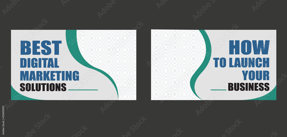 Company, Business and Digital Marketing youtube thumbnail template ...