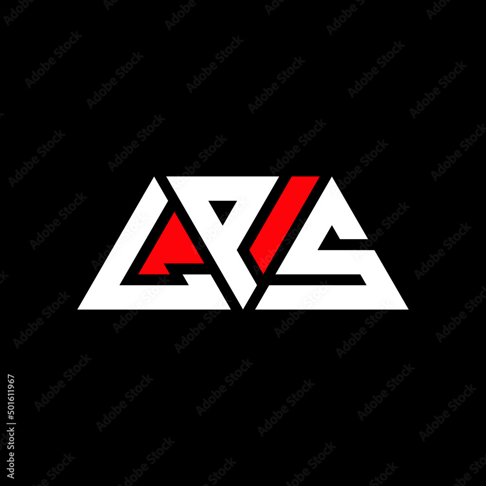 LPS triangle letter logo design with triangle shape. LPS triangle logo ...