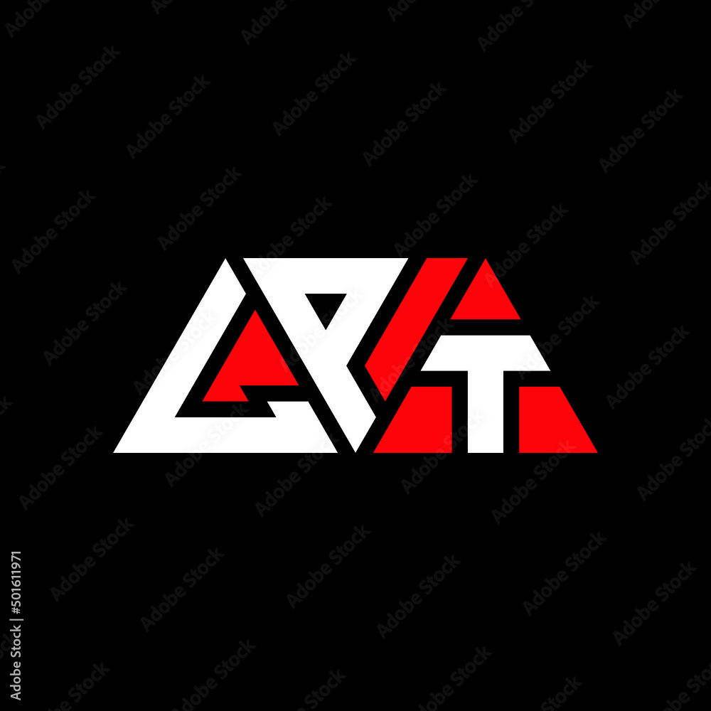 LPT triangle letter logo design with triangle shape. LPT triangle logo ...