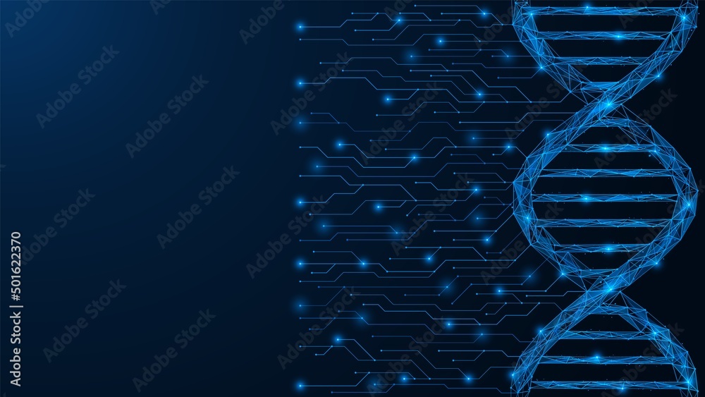 Printed circuit board forms a DNA helix. Programming of the macro ...