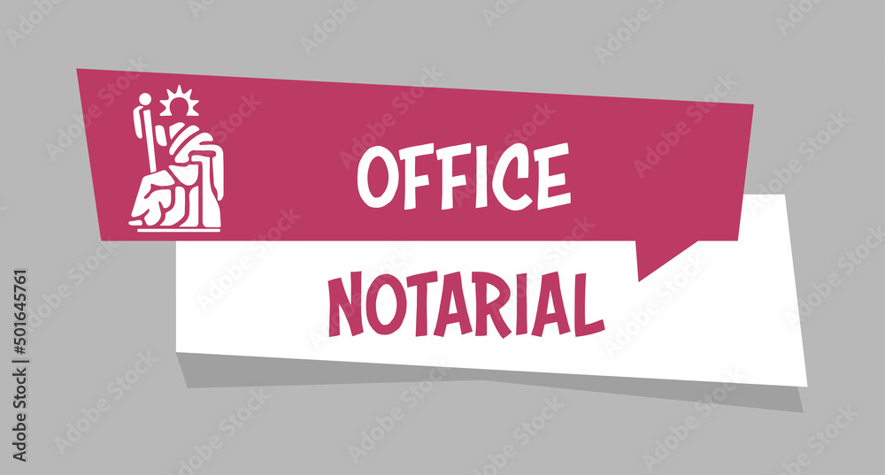 Logo office notarial. Stock Vector | Adobe Stock
