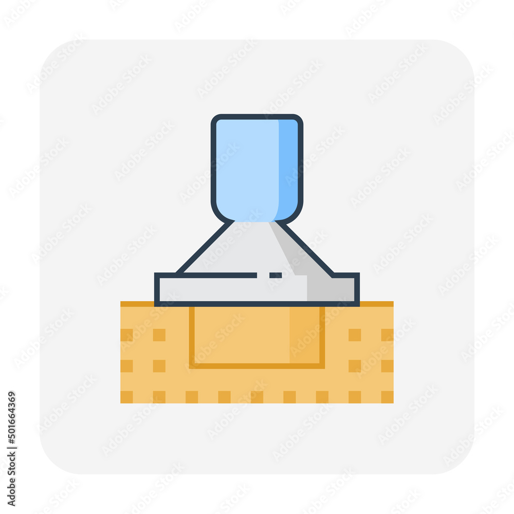 Field density test for laboratory by sand cone method or bulk of sand ...