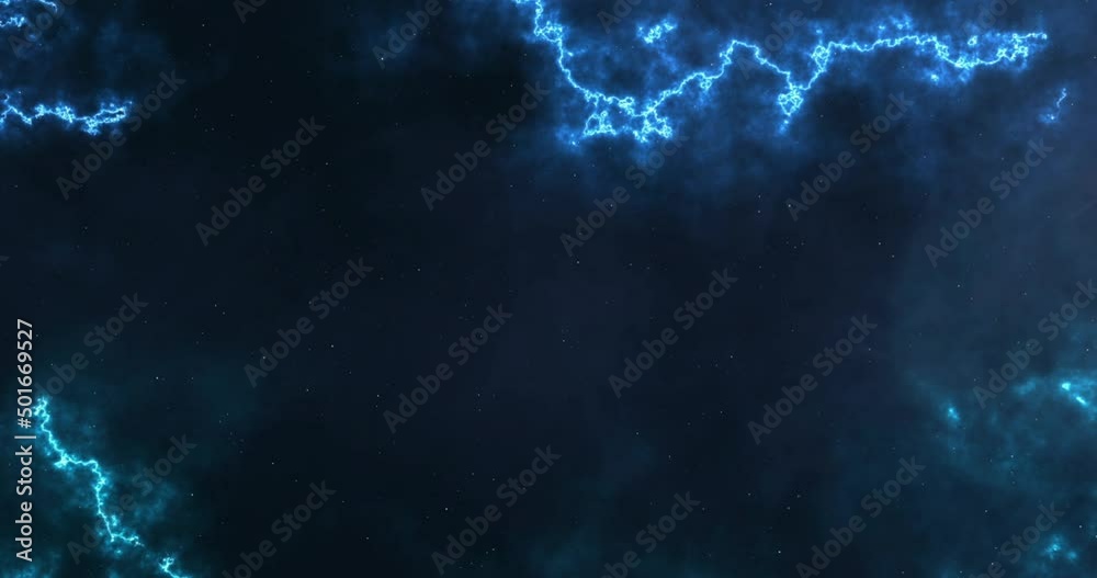 Traveling through star fields in space. Deep Space Nebula Loop ...
