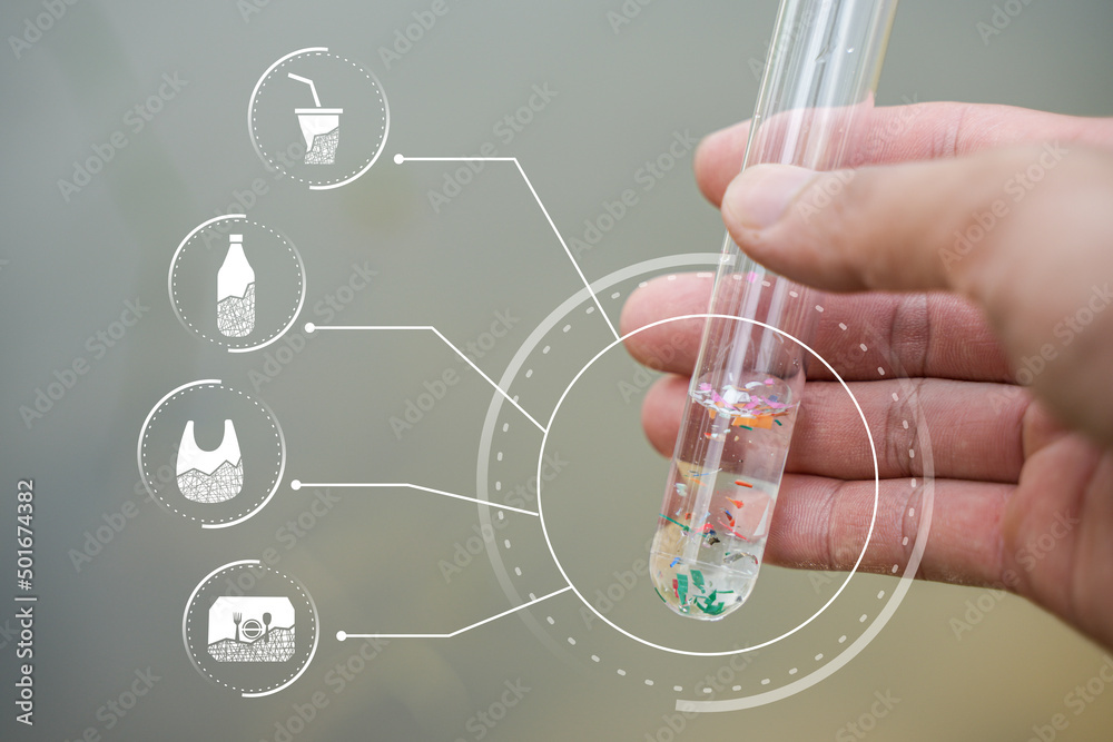 Microplastics at hand, microplastics, air pollution, aquatic ...