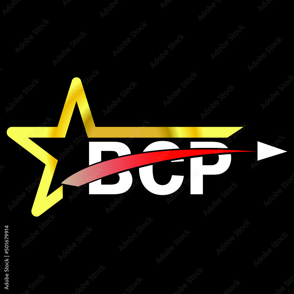 Vetor de BCP letter logo design. BCP creative letter logo. simple and ...
