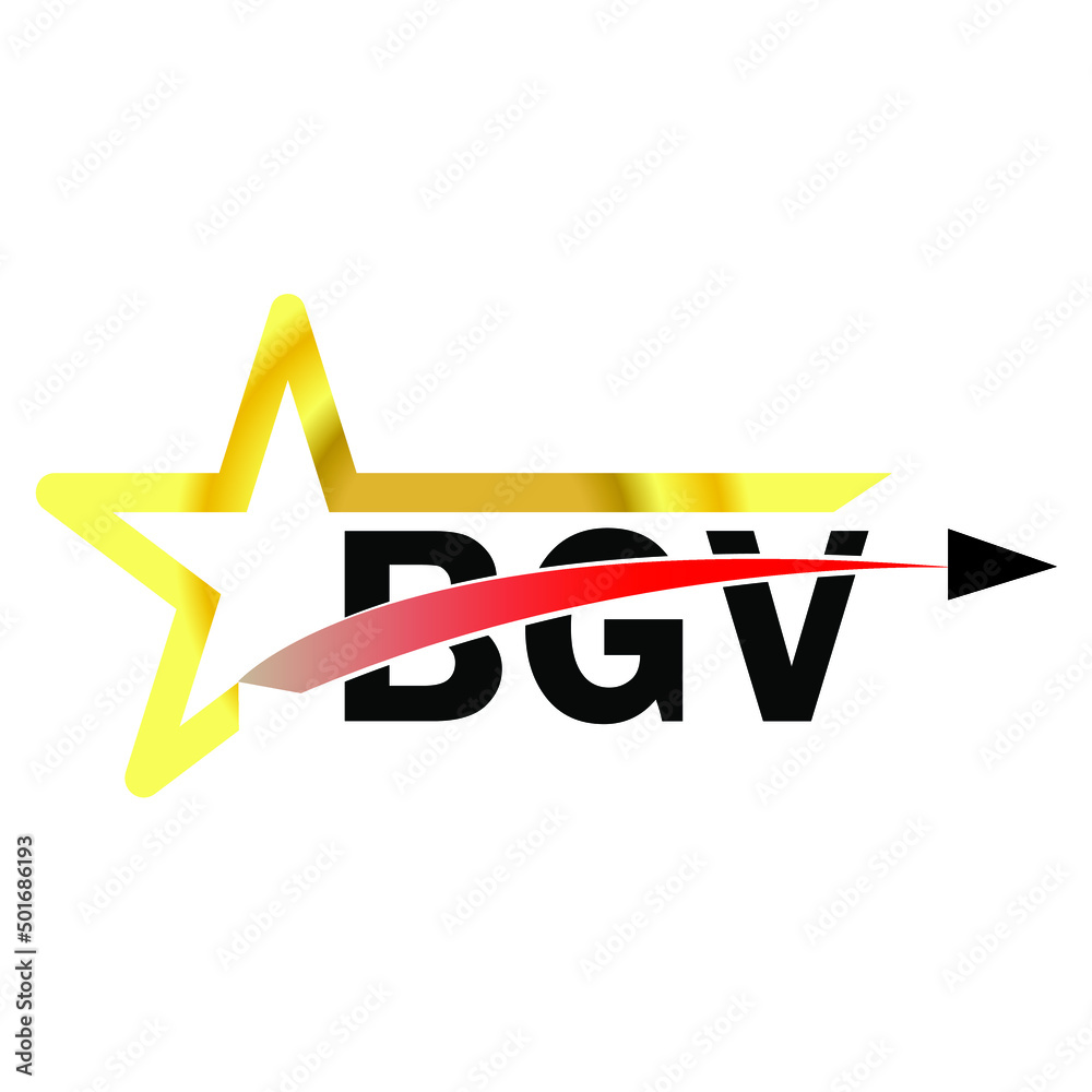 Vetor do Stock: BGV letter logo design. BGV creative letter logo ...