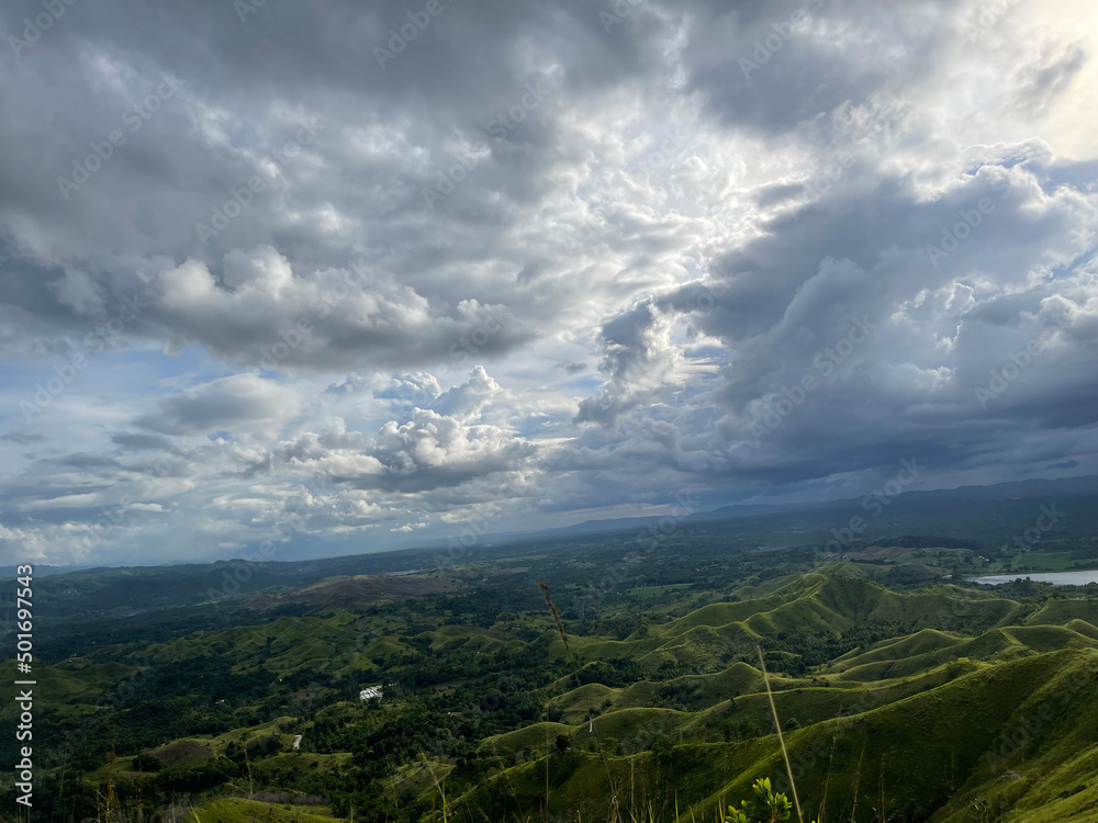 The Binabaje Hills of Brgy. Cambaol in Alica Municipality are featured ...