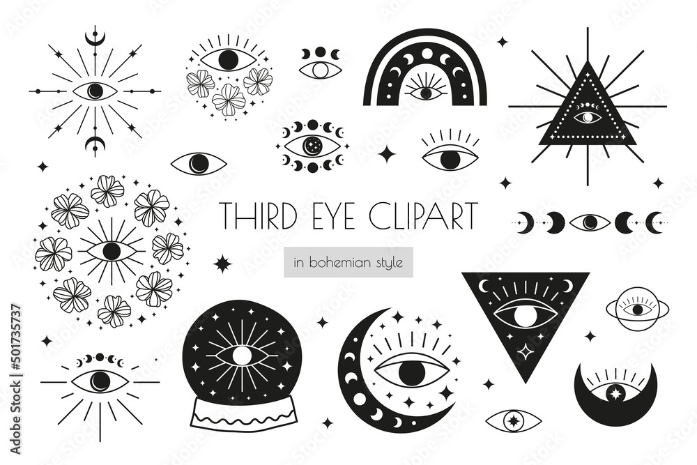 Third eye clipart. Stock Vector | Adobe Stock