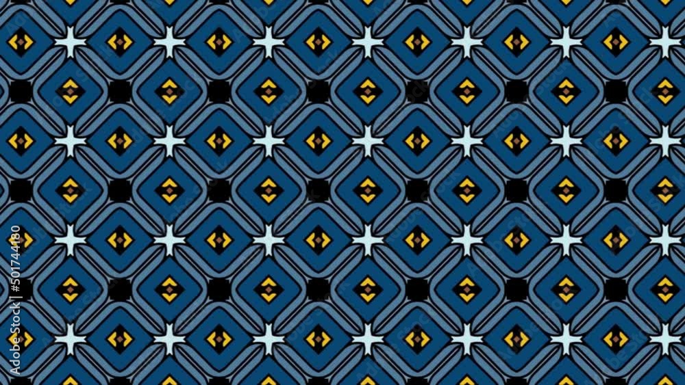 Looping background full screen animation of light blue opaque blocksing ...