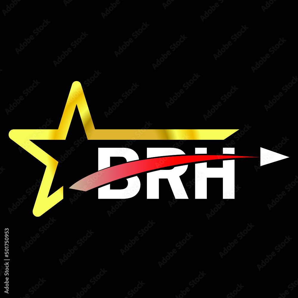 BRH letter logo design. BRH creative letter logo. simple and modern ...