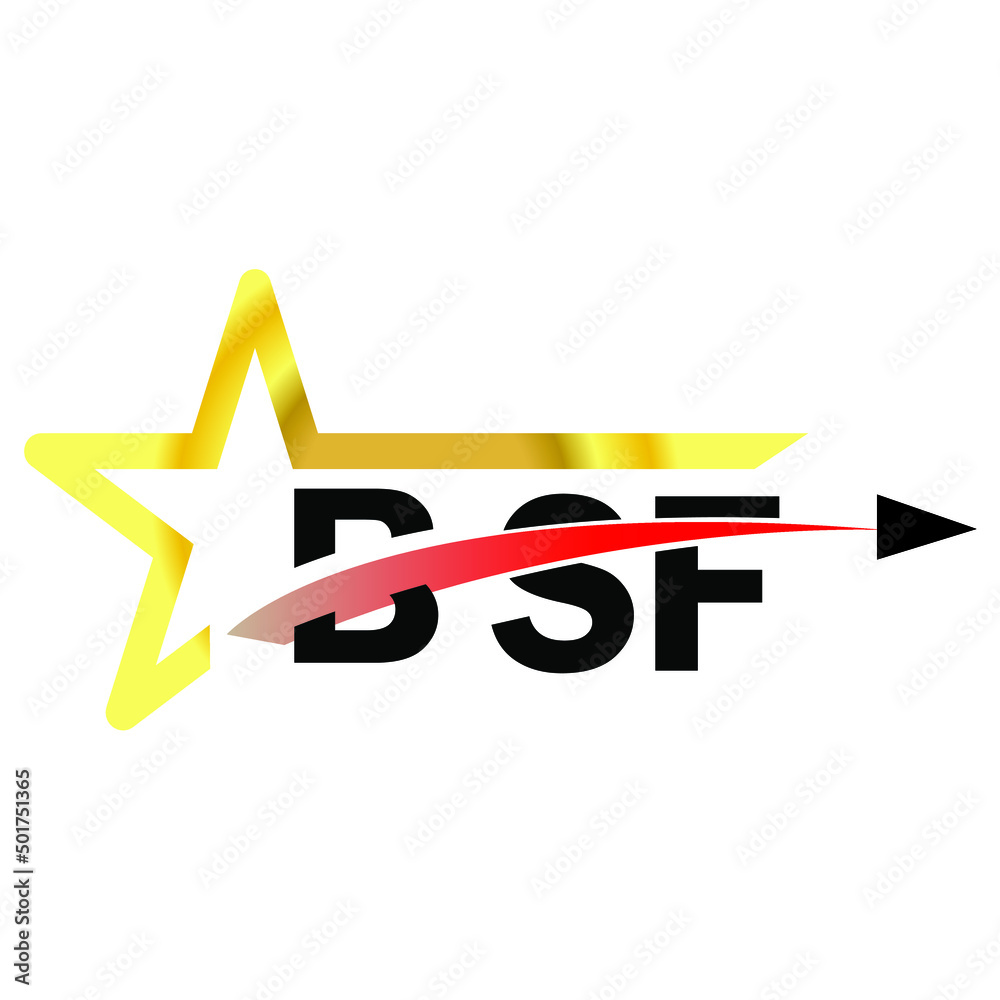 BSF letter logo design. BSF creative letter logo. simple and modern ...