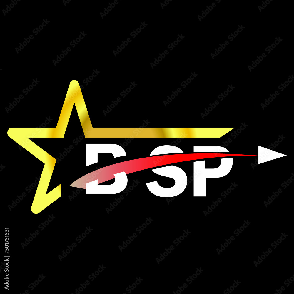 BSP letter logo design. BSP creative letter logo. simple and modern ...
