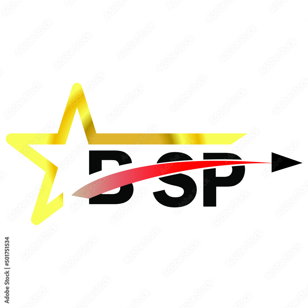 BSP letter logo design. BSP creative letter logo. simple and modern ...
