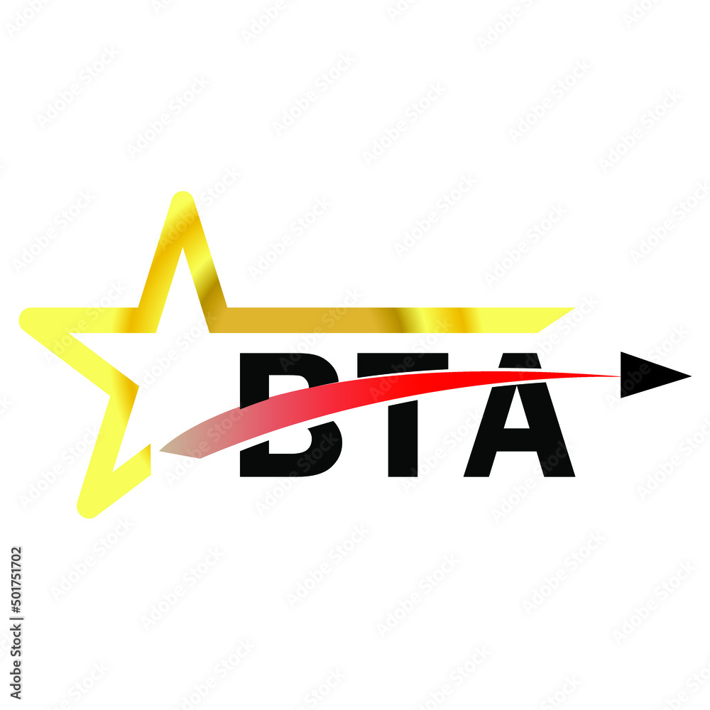 BTA letter logo design. BTA creative letter logo. simple and modern ...