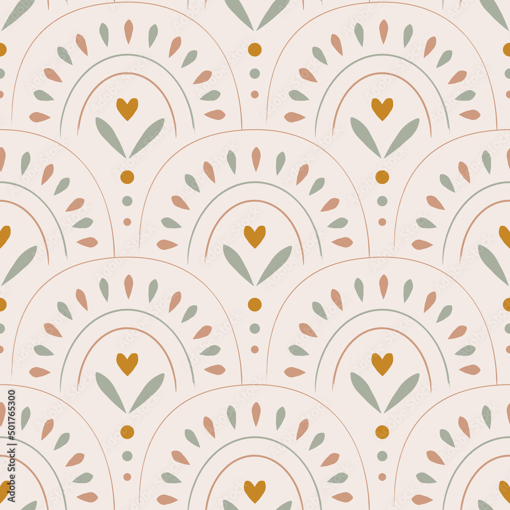 Boho Pattern Background