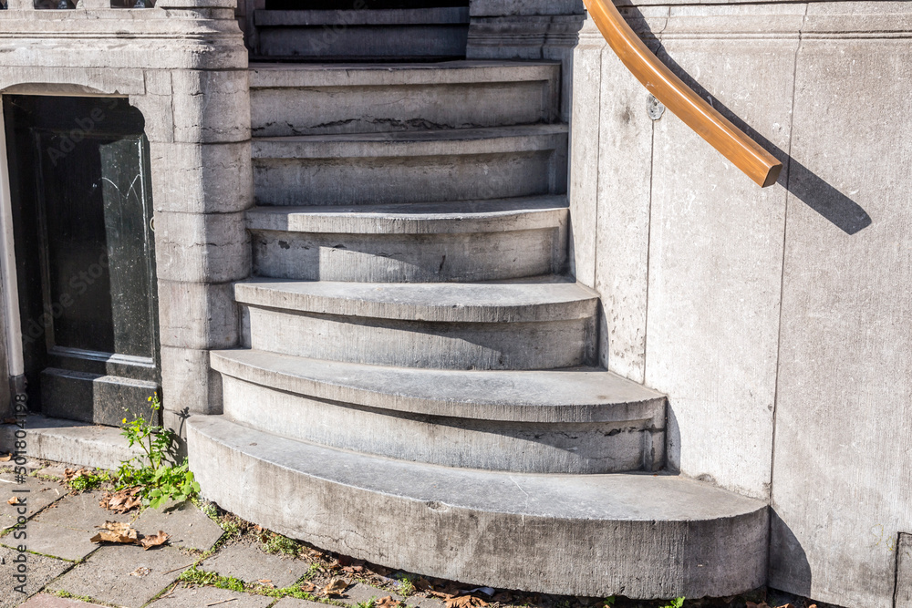 Curved Stone Stairs