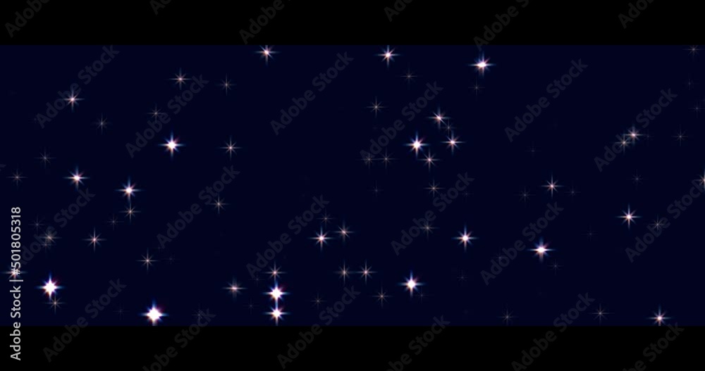 cosmos, galaxy, starry sky, stars blink, shine, fly, blur, animated ...