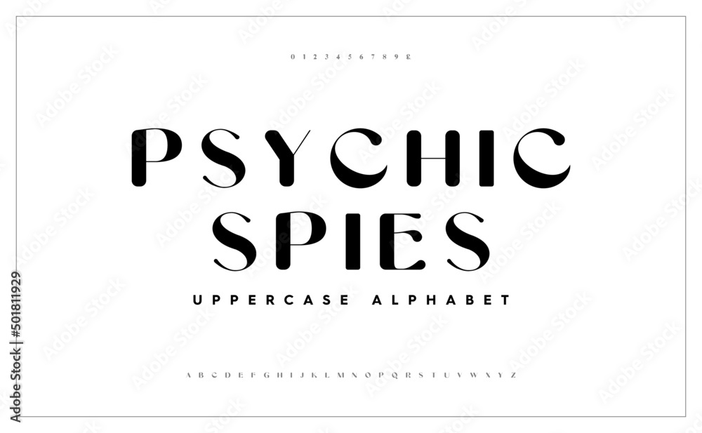 Lettering Minimal Fashion Designs. Vintage and classic alphabet ...