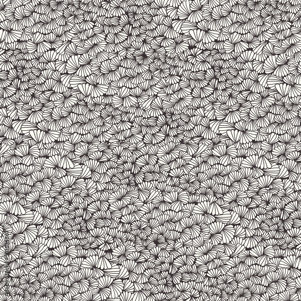 abstract line art doodle pattern with outline drawing Stock Vector ...