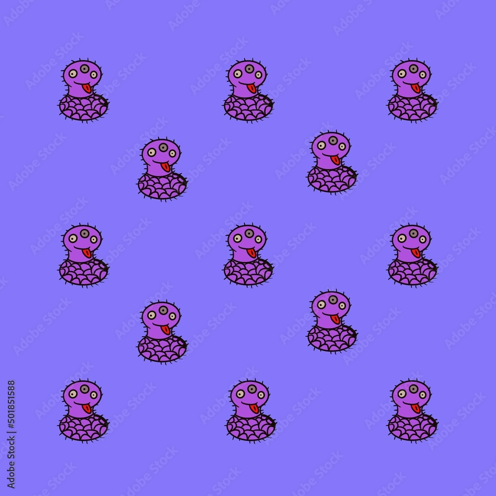 Pastel purple worm snake background, purple worm snake cartoon ...