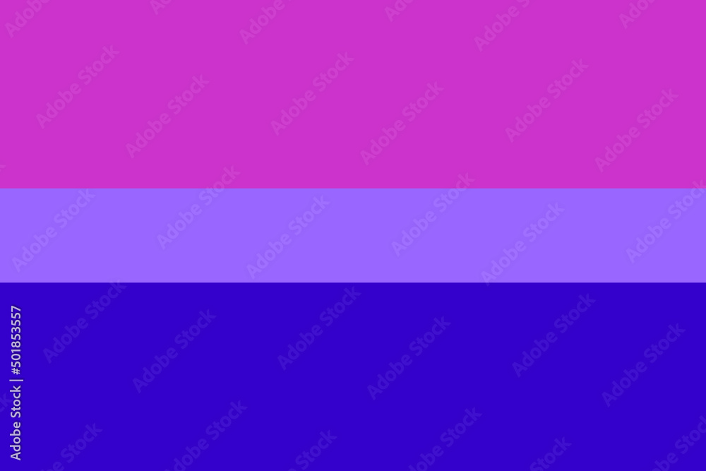 LGBT community. Vector Flag of Bisexual. Official symbols. Pride month ...