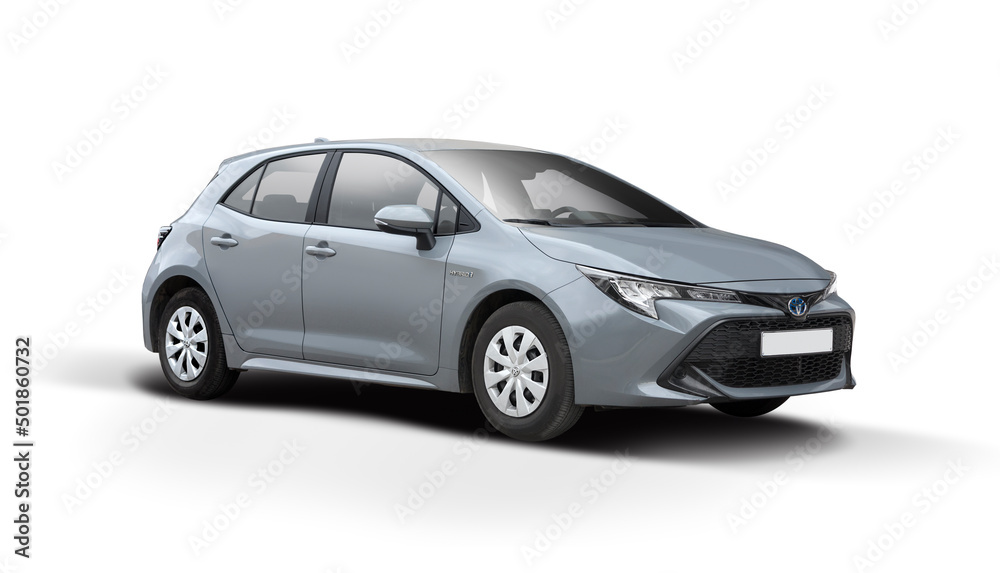Toyota Corolla Hybrid isolated on white background, 30 December 2020 ...