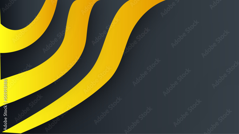 Abstract background yellow black. Modern yellow black abstract ...