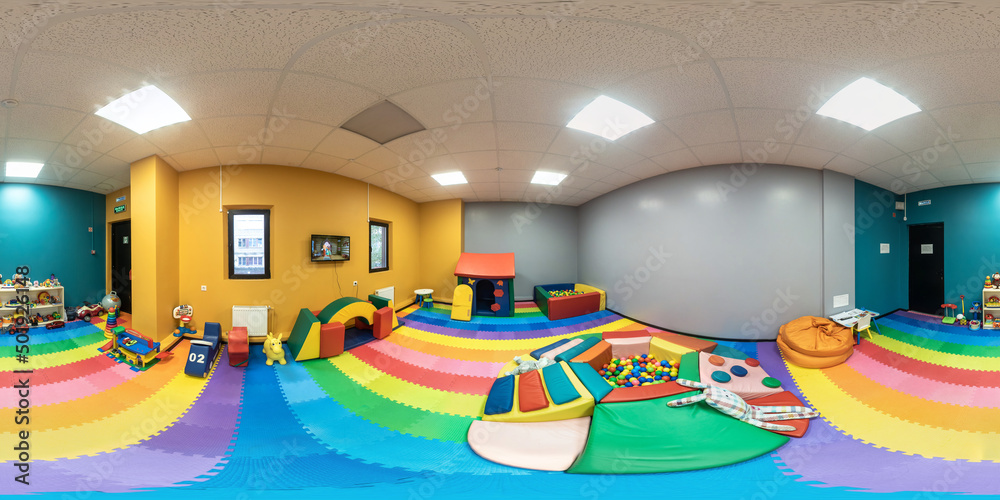 KIROV, RUSSIA - SEPTEMBER 2018. Full seamless 360-degree spherical HDRI ...