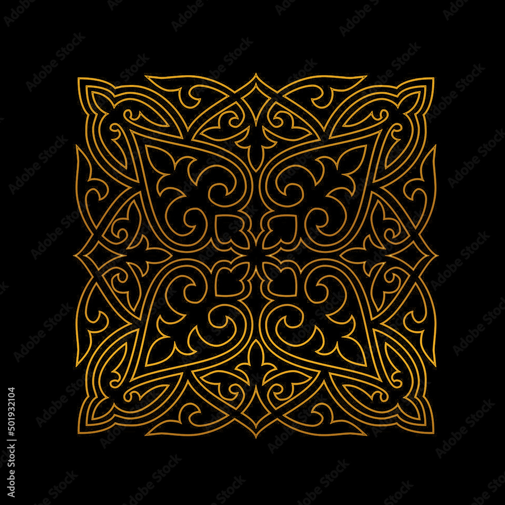 Luxury gold geometry seamless pattern for background, fabric, textile ...