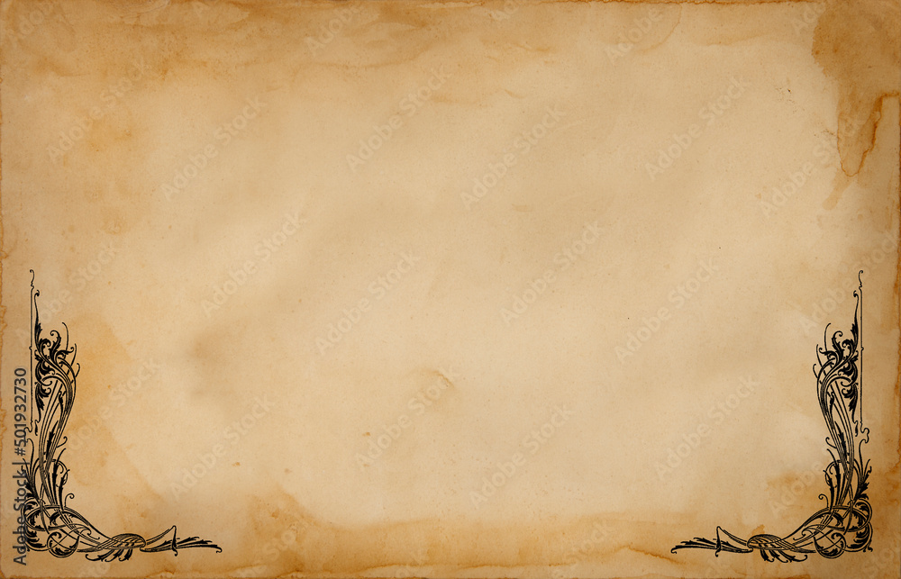 vintage old paper textured Invitation Card Backgrounds for an ...