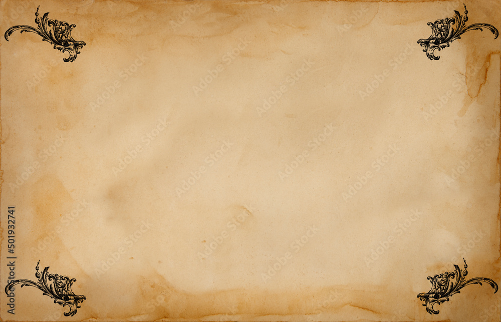 vintage old paper textured Invitation Card Backgrounds for an ...