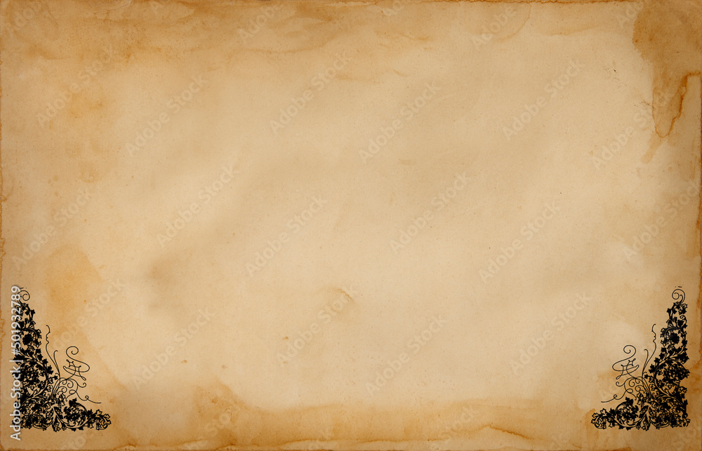 vintage old paper textured Invitation Card Backgrounds for an ...