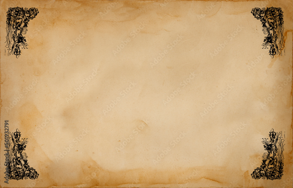 vintage old paper textured Invitation Card Backgrounds for an ...