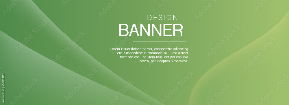 Abstract green background, Green banner Stock Vector | Adobe Stock