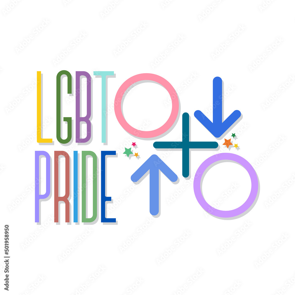 Gay pride background. LGBT day. Vector illustration with colorful ...