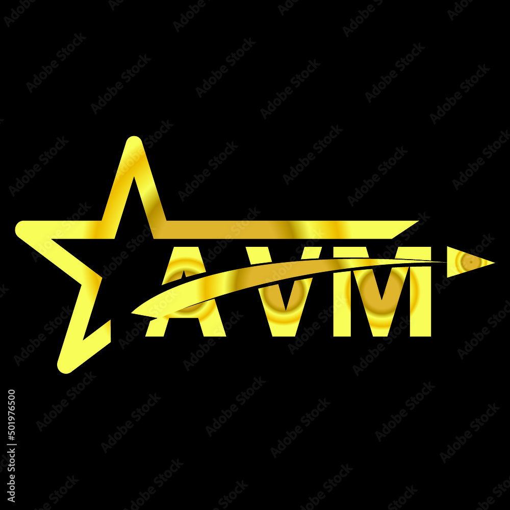 AVM letter logo design. AVM creative letter logo. simple and modern ...
