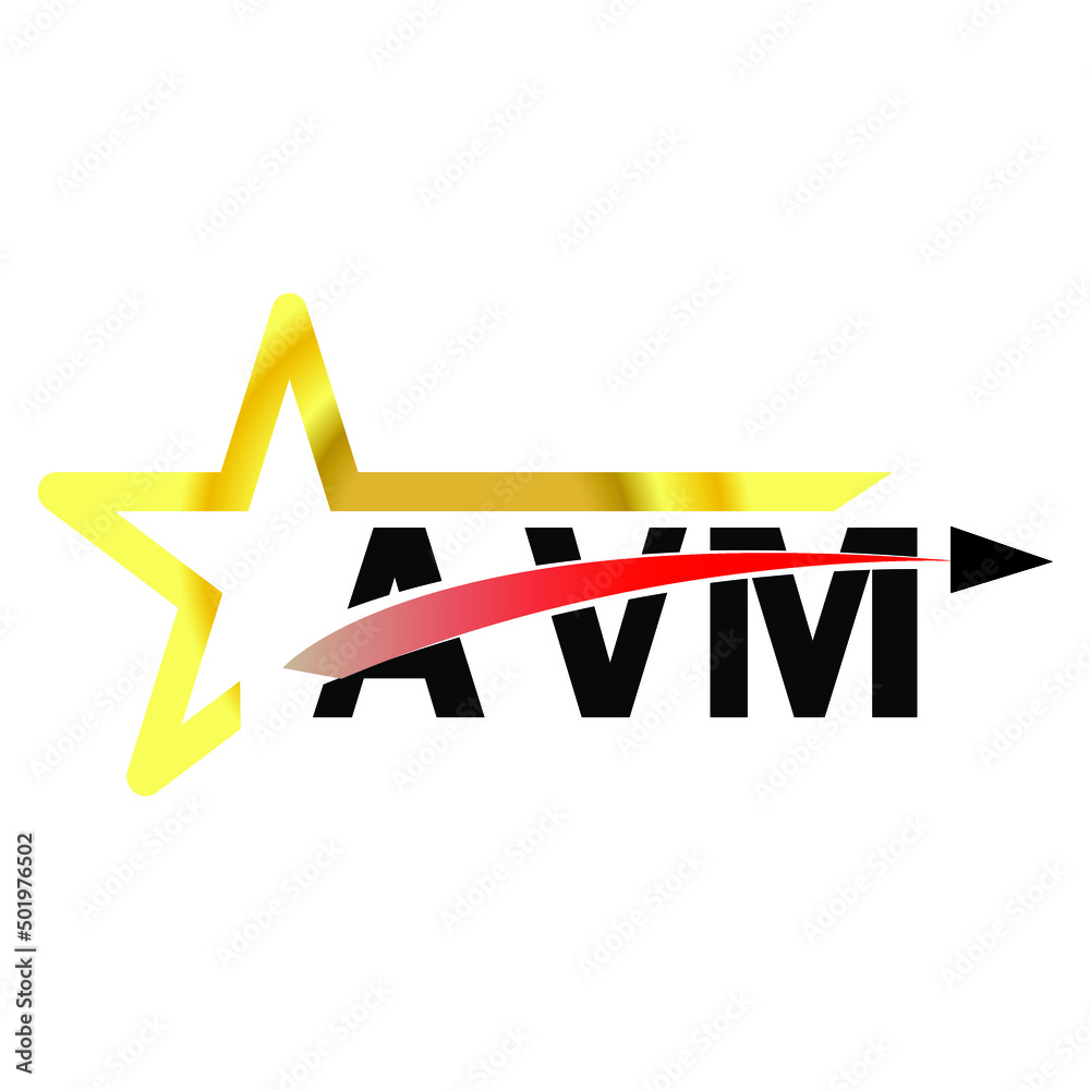 AVM letter logo design. AVM creative letter logo. simple and modern ...