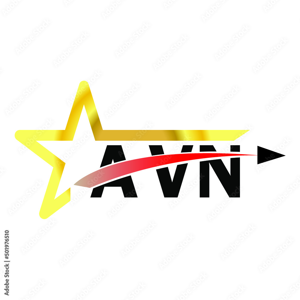 AVN letter logo design. AVN creative letter logo. simple and modern ...