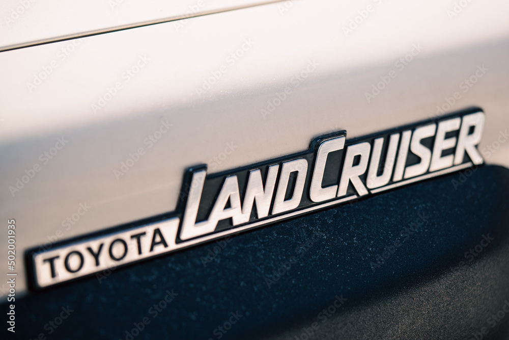 Illustrative editorial image of the Toyota Landcruiser logo Stock Photo ...