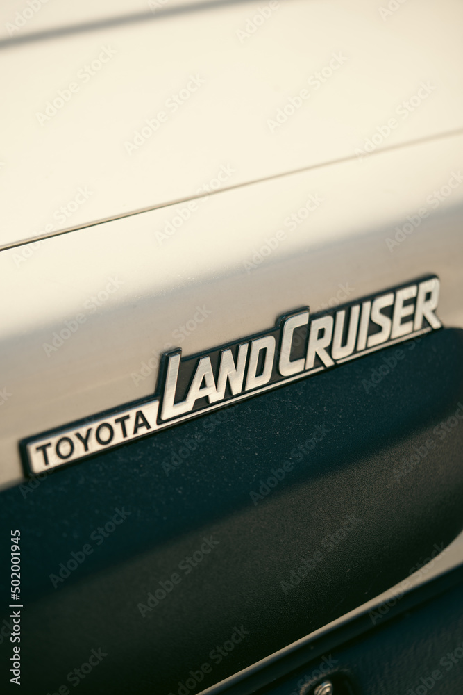 Illustrative editorial image of the Toyota Landcruiser logo Stock Photo ...