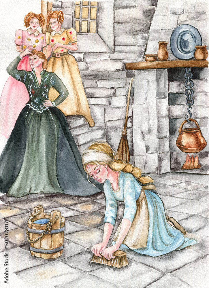 Cinderella Stepmother Drawing