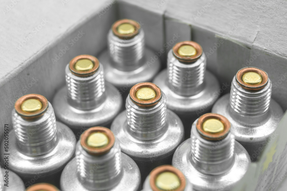 Threaded cartridges for the signal pistol. Illuminating signal ...
