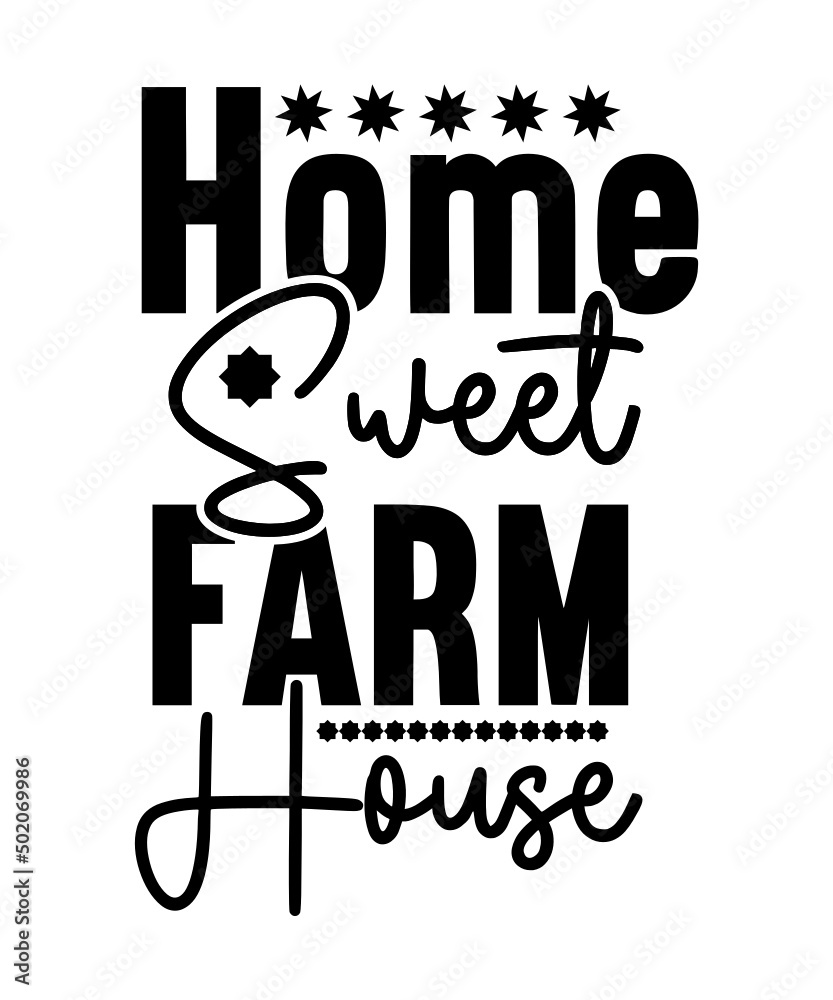 Vetor de Farmhouse Sign Clipart, Rustic Home Decor, Farmhouse Kitchen ...