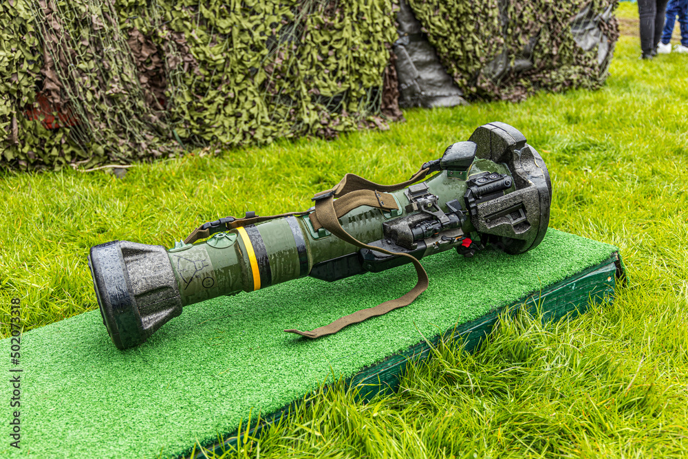 NLAW Anti Tank rocket launcher, infantry support weapon Stock Photo ...