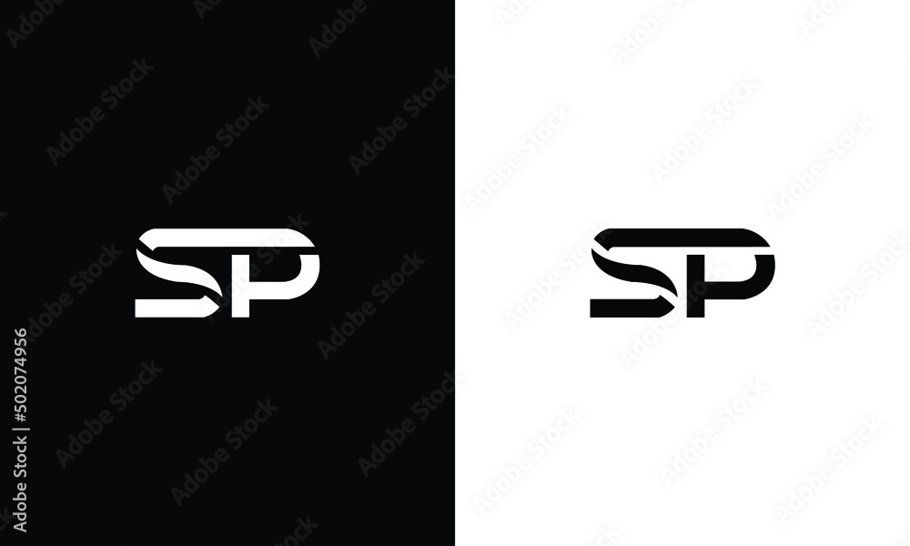 SP logo , letter SP logo design , abstract sp logo , clean and modern ...